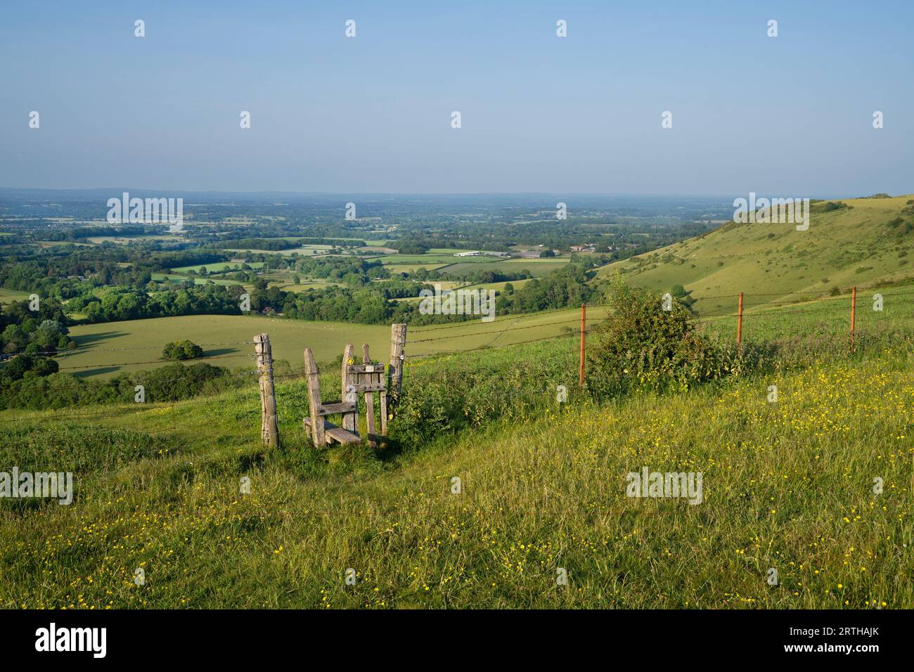 South Downs National Park, Brighton, East Sussex, England, Uk Stock ...
