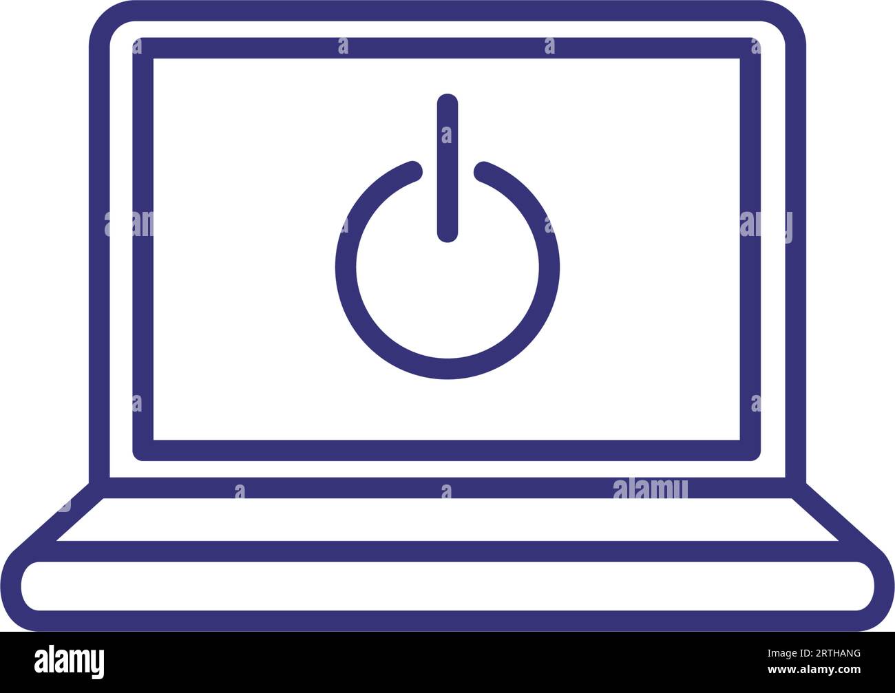 Turning off laptop line icon Stock Vector Image & Art - Alamy Turning off laptop line icon Stock Vector Image & Art - Alamy