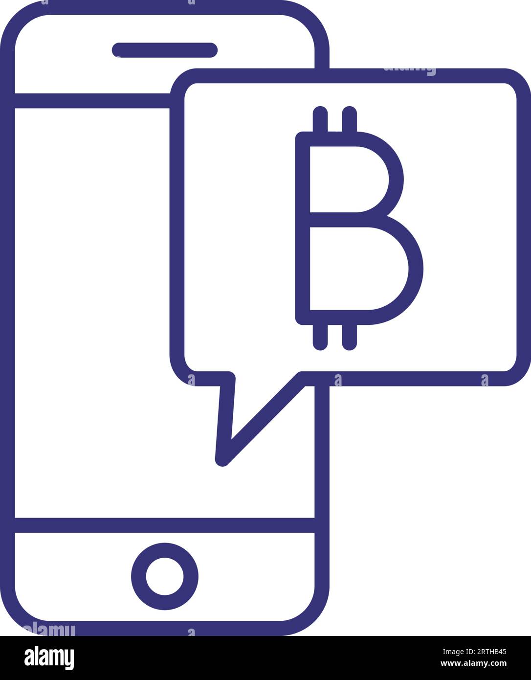 Wireless payment vector line Stock Vector Images - Alamy