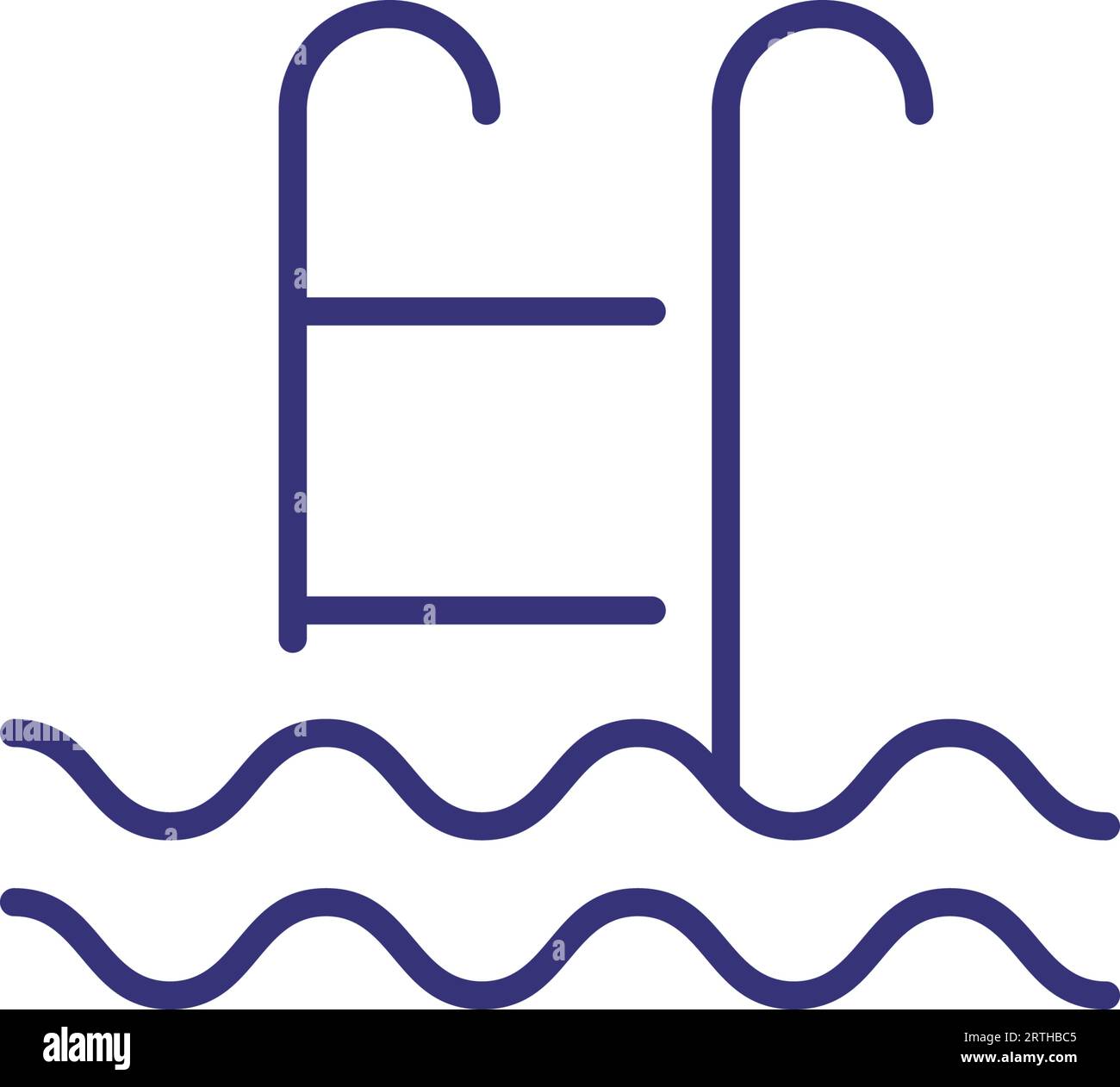 Swimming pool in resort Cut Out Stock Images & Pictures - Alamy