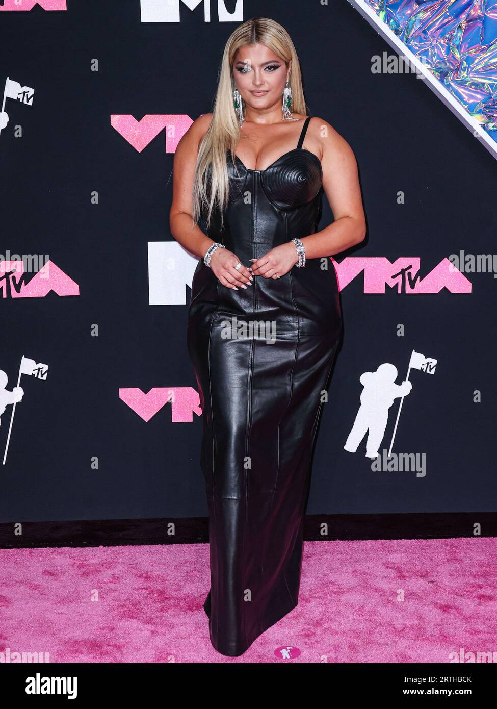 NEWARK, NEW JERSEY, USA - SEPTEMBER 12: Bebe Rexha arrives at the 2023 ...