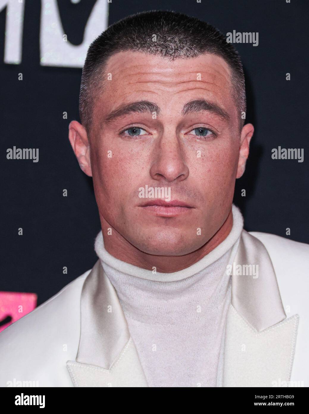 NEWARK, NEW JERSEY, USA - SEPTEMBER 12: Colton Haynes arrives at the ...