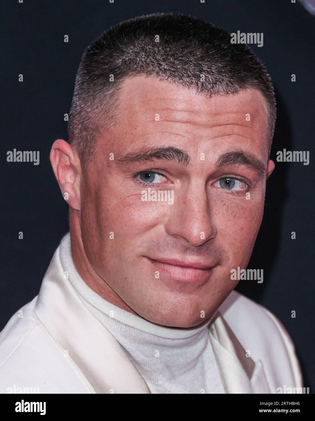 NEWARK, NEW JERSEY, USA - SEPTEMBER 12: Colton Haynes arrives at the ...