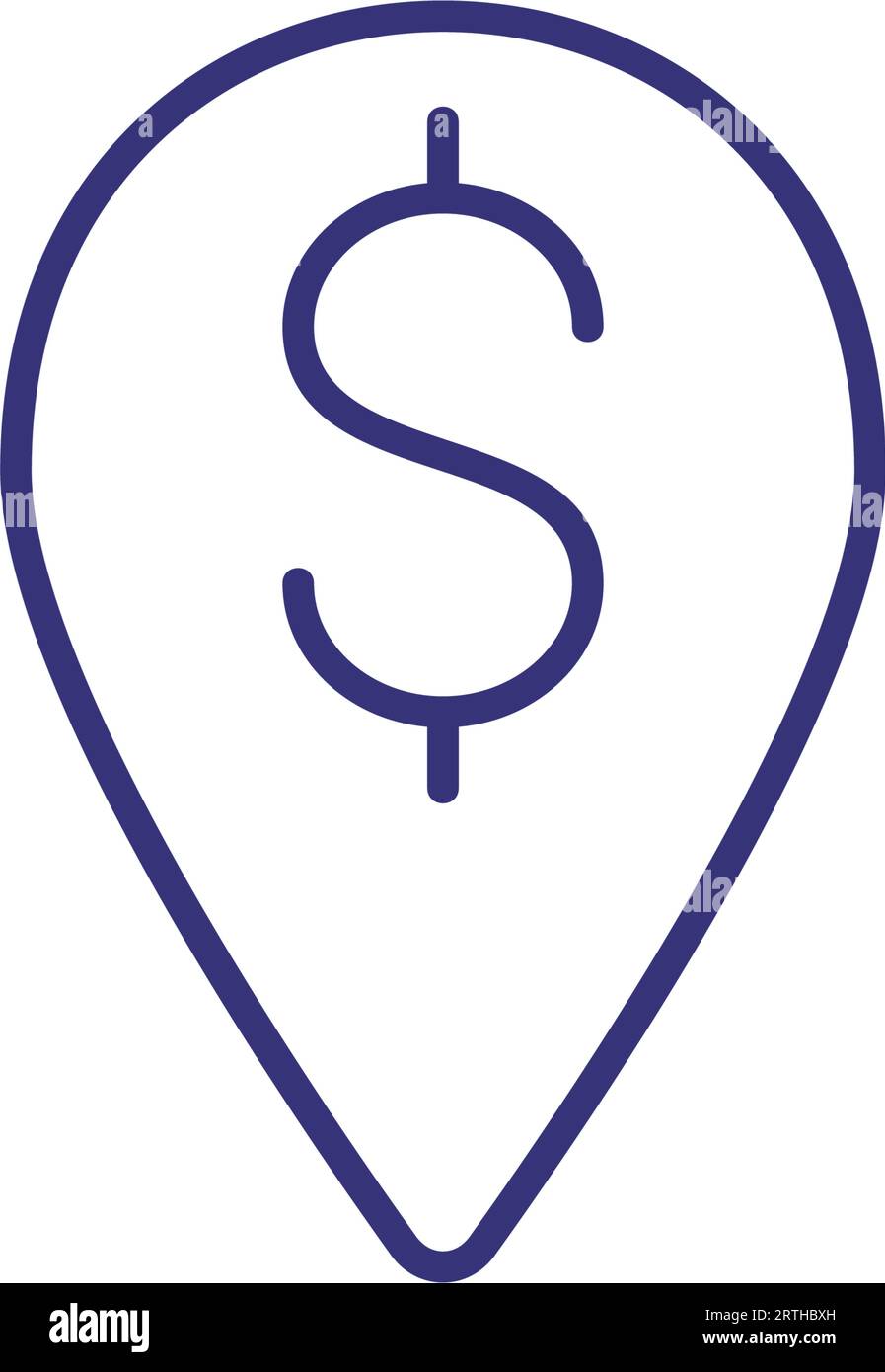 Location map dollar sign Cut Out Stock Images & Pictures - Alamy