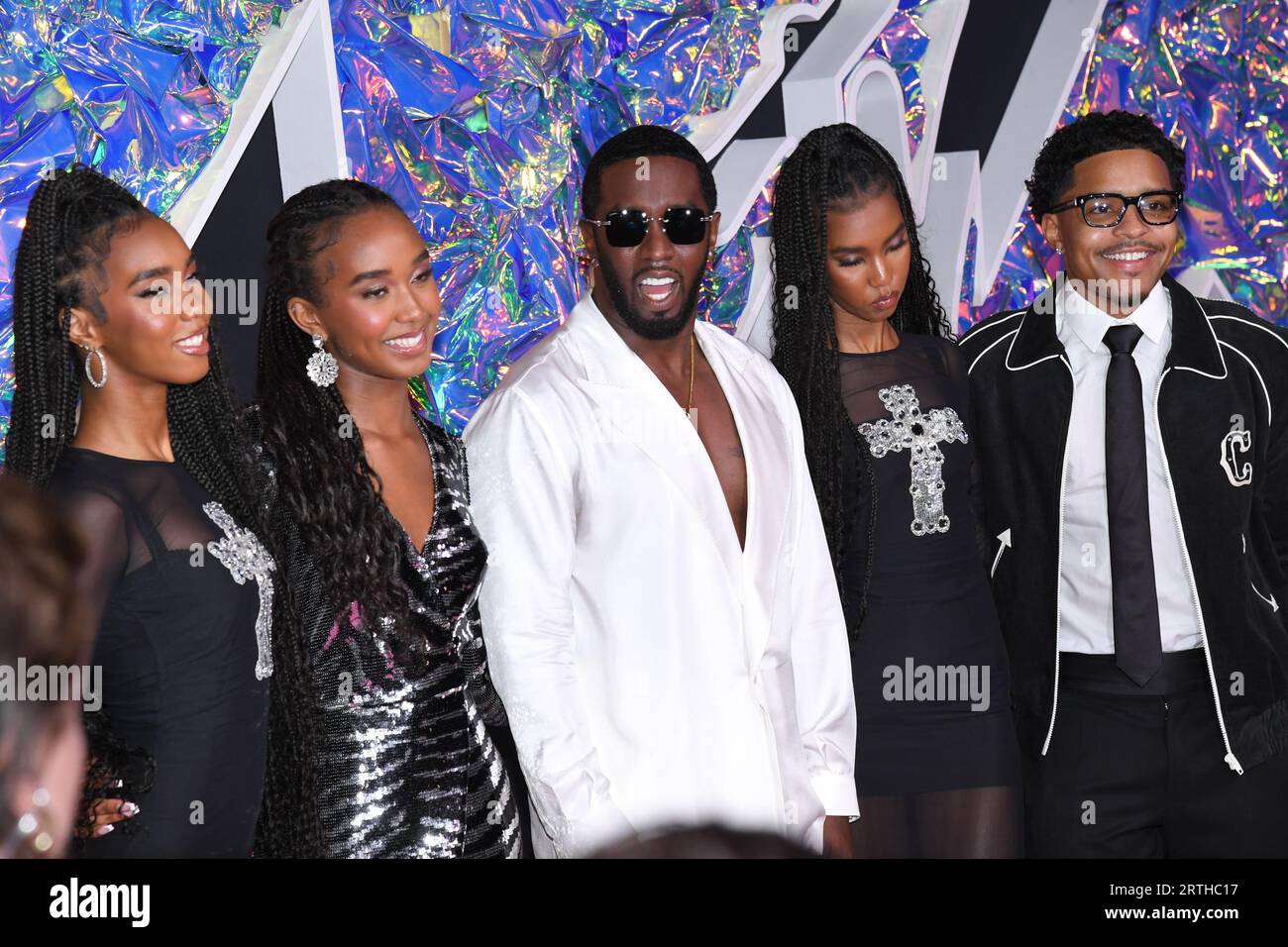 New Jersey, USA. 12th Sep, 2023. Sean Combs (center), aka Diddy ...