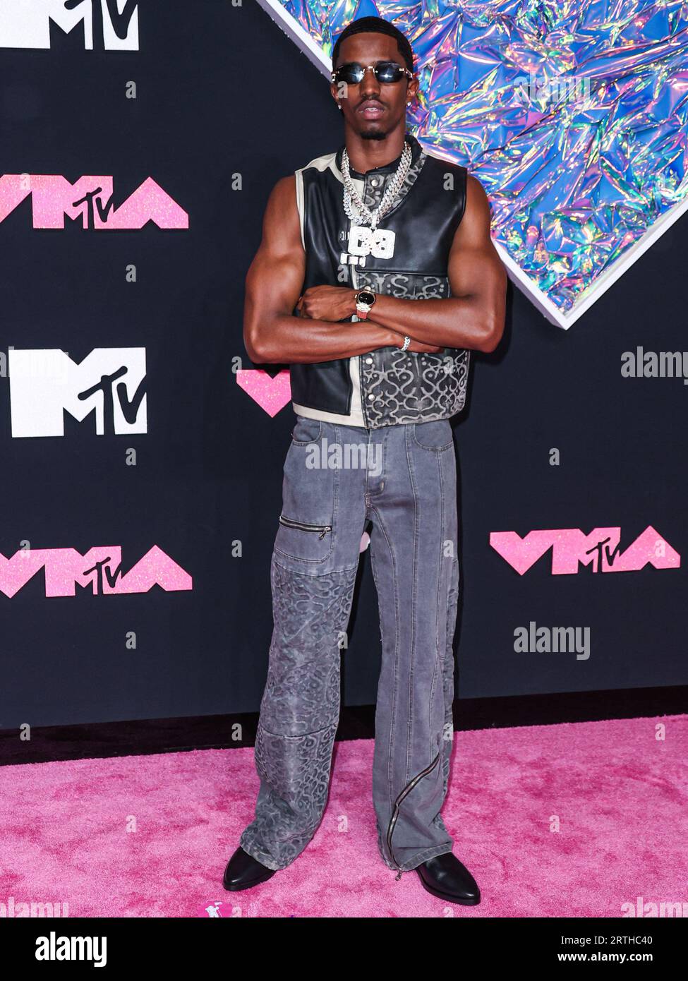 NEWARK, NEW JERSEY, USA - SEPTEMBER 12: King Combs arrives at the 2023 ...