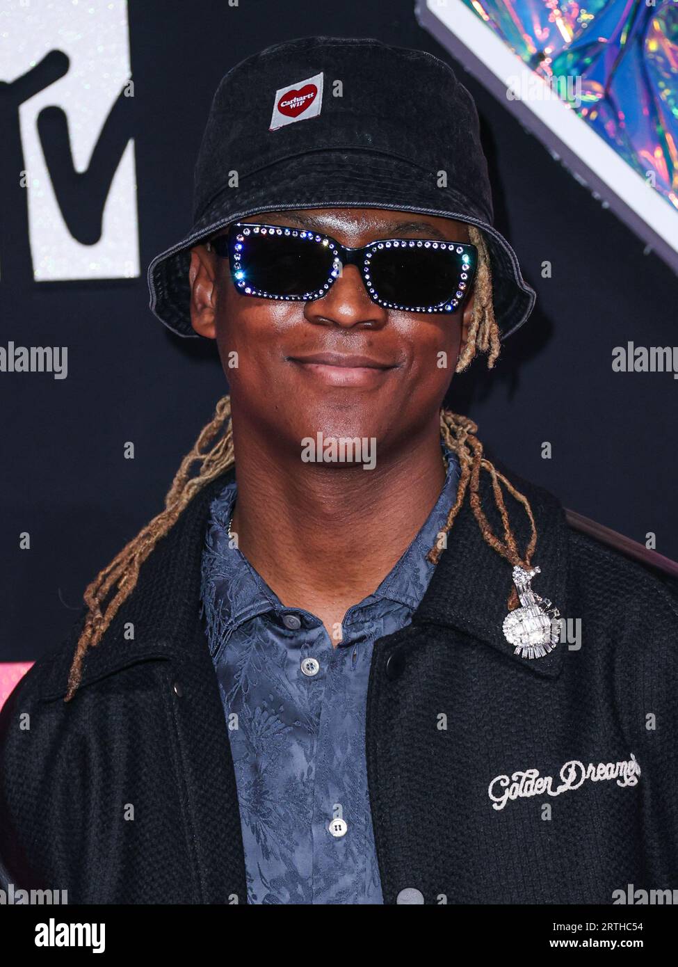 NEWARK, NEW JERSEY, USA - SEPTEMBER 12: Myles O'Neal arrives at the ...