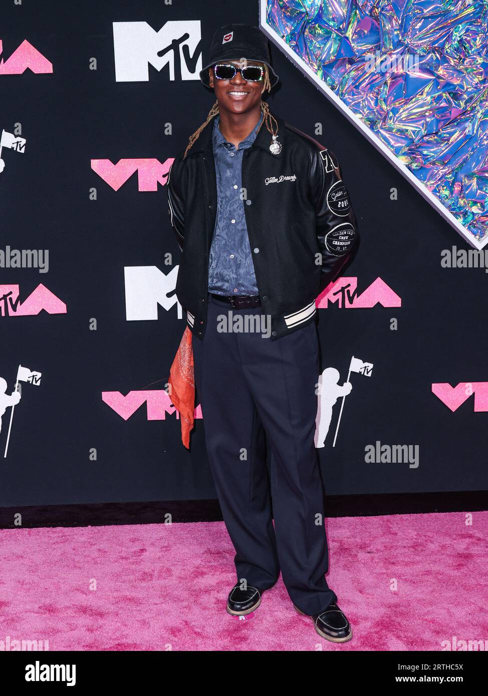 NEWARK, NEW JERSEY, USA - SEPTEMBER 12: Myles O'Neal arrives at the ...