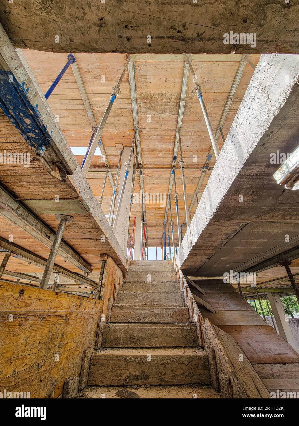 Concrete staircase in unfinished hi-res stock photography and images ...