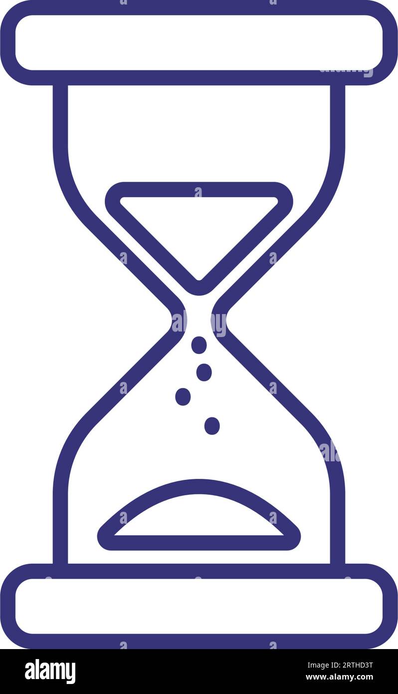 Hourglass line icon Stock Vector Image & Art - Alamy