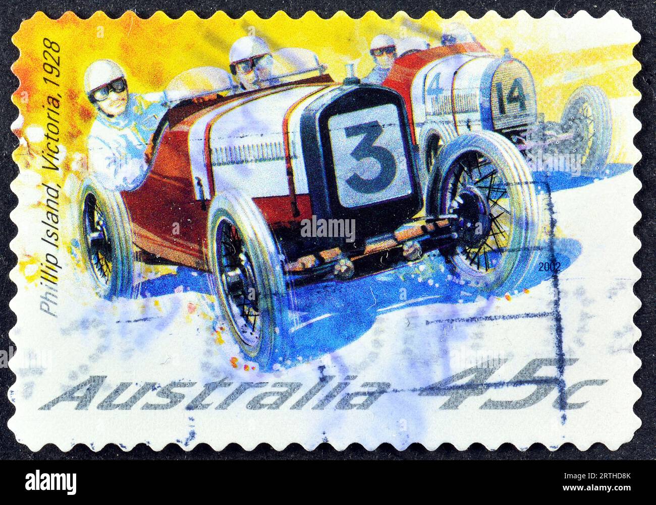 Cancelled postage stamp printed by Australia, that promotes Australian ...