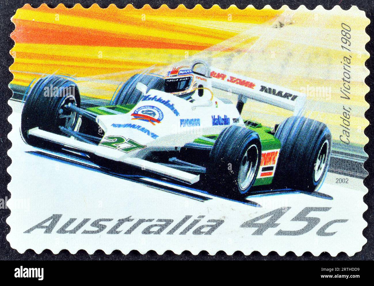 Cancelled postage stamp printed by Australia, that promotes Australian ...