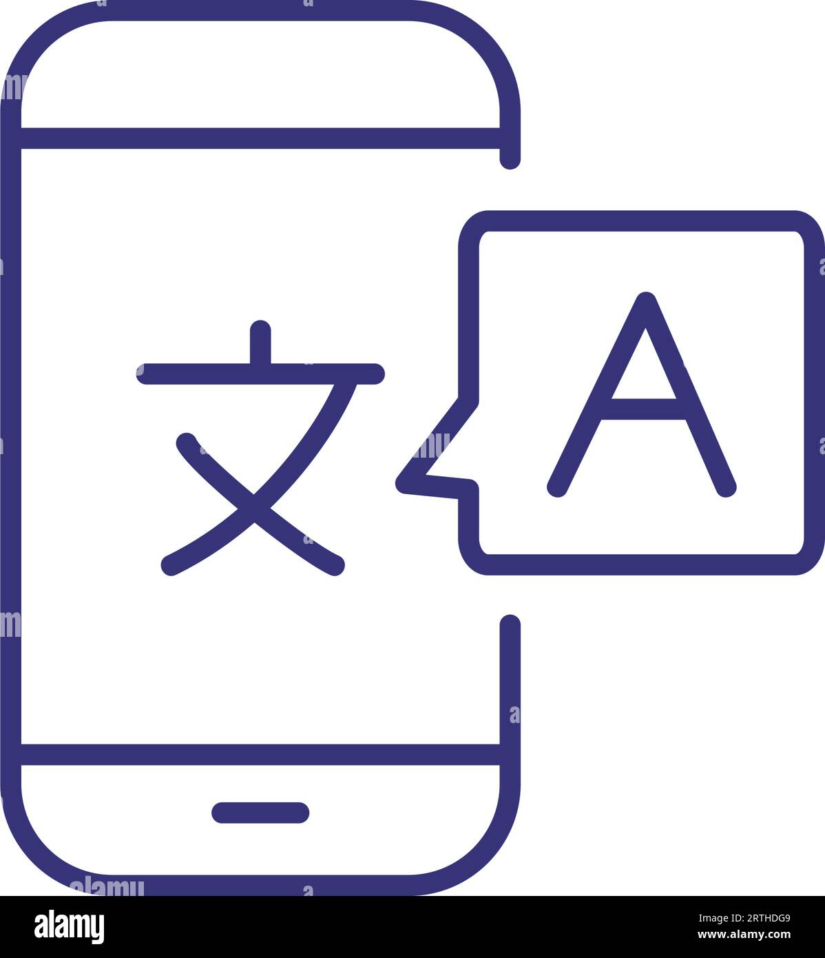 Translator line hi-res stock photography and images - Alamy