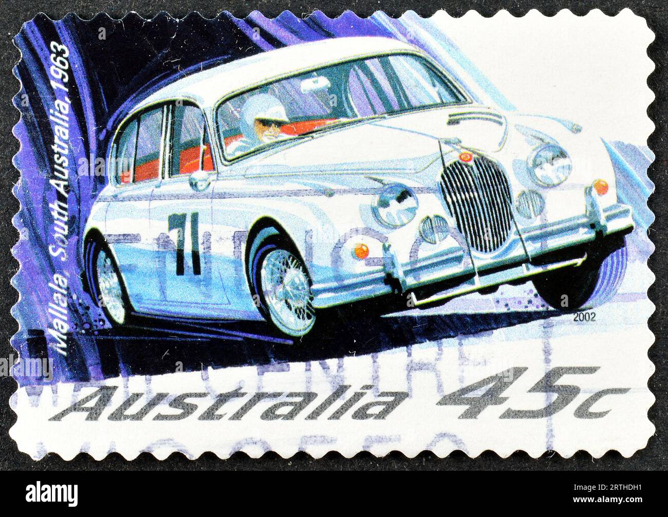 Cancelled postage stamp printed by Australia, that shows Australian ...