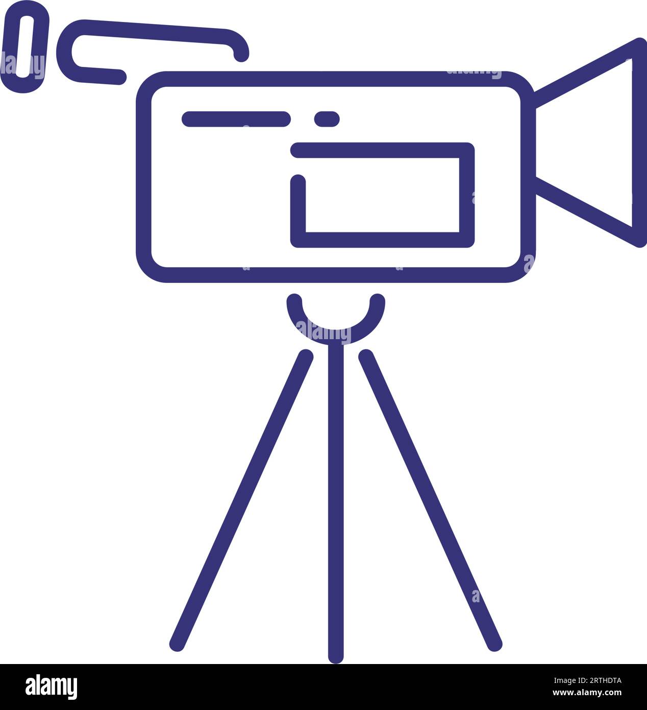 Tv filming equipment Stock Vector Images - Alamy