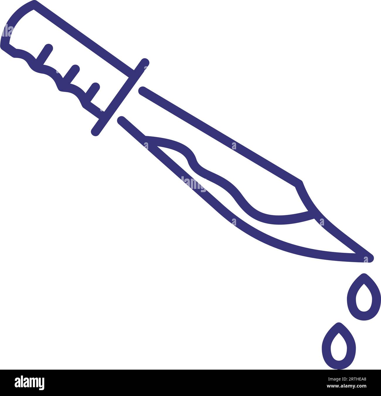 Dripping blood illustration hi-res stock photography and images - Alamy
