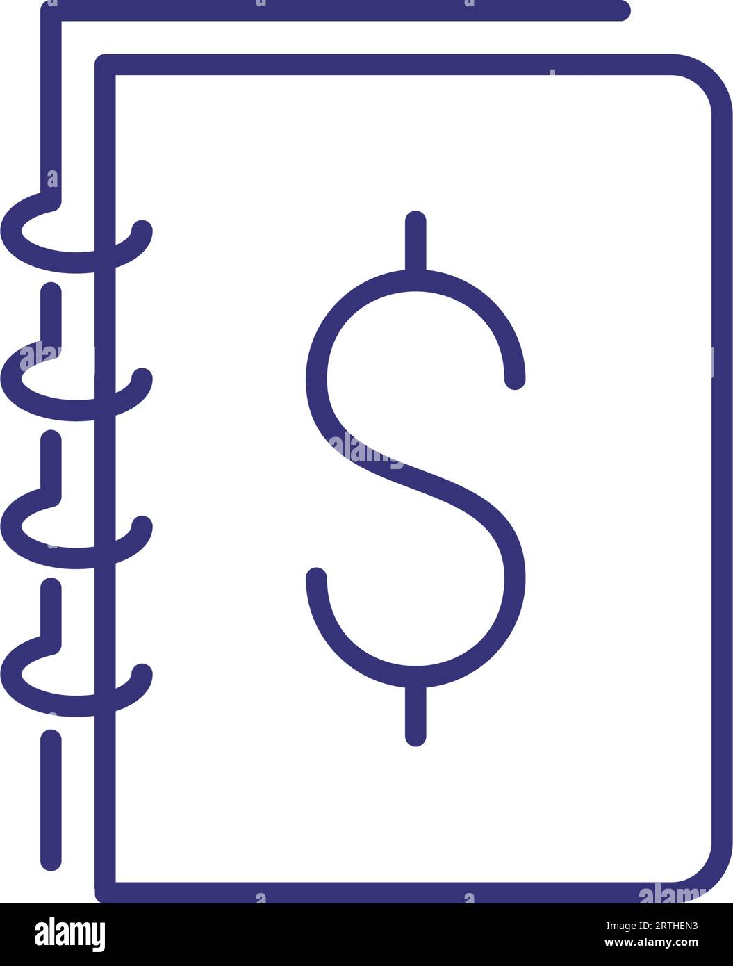 Money book line icon Stock Vector Image & Art - Alamy