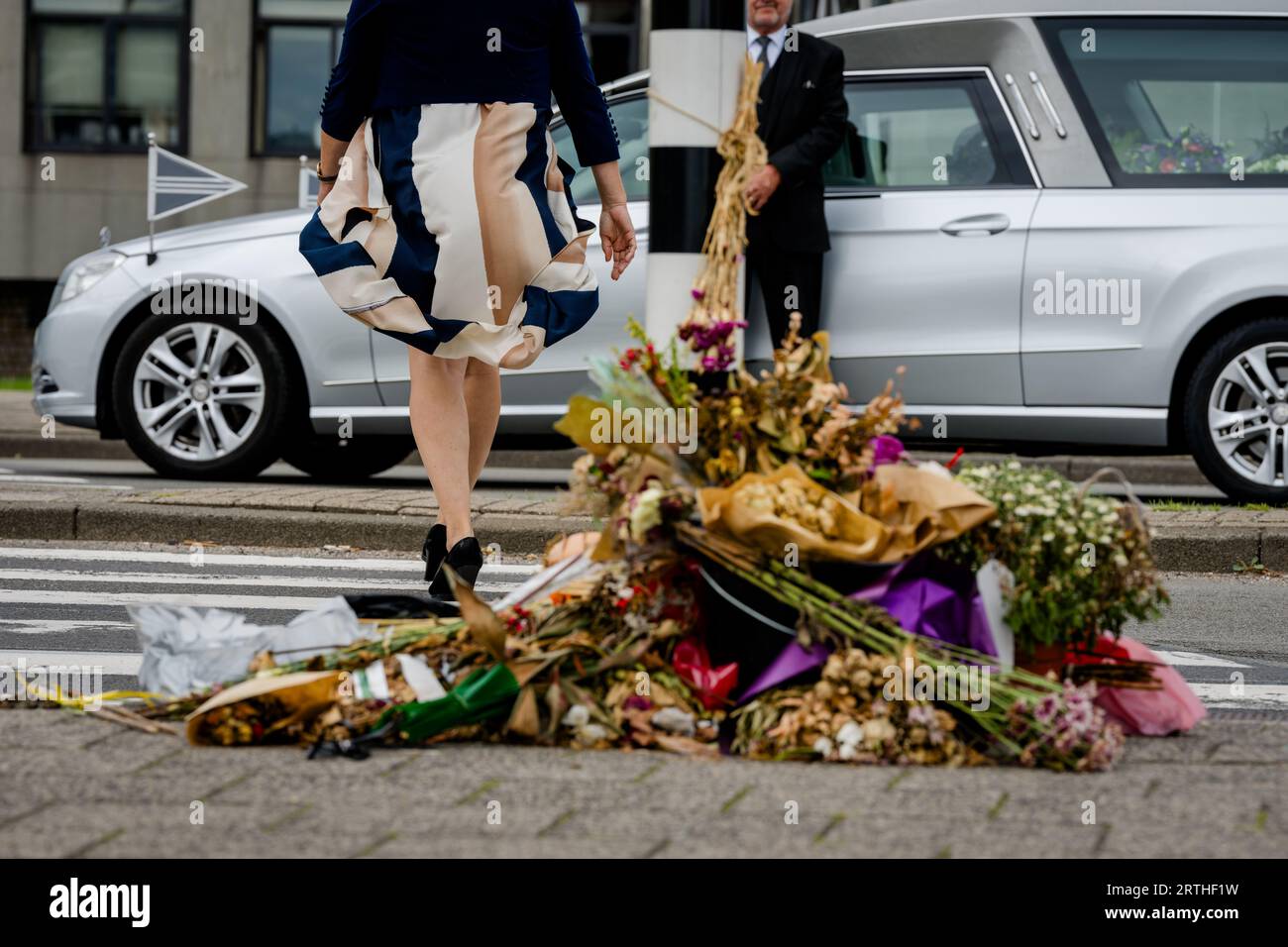ROTTERDAM - The funeral procession for the pedestrian killed on the ...