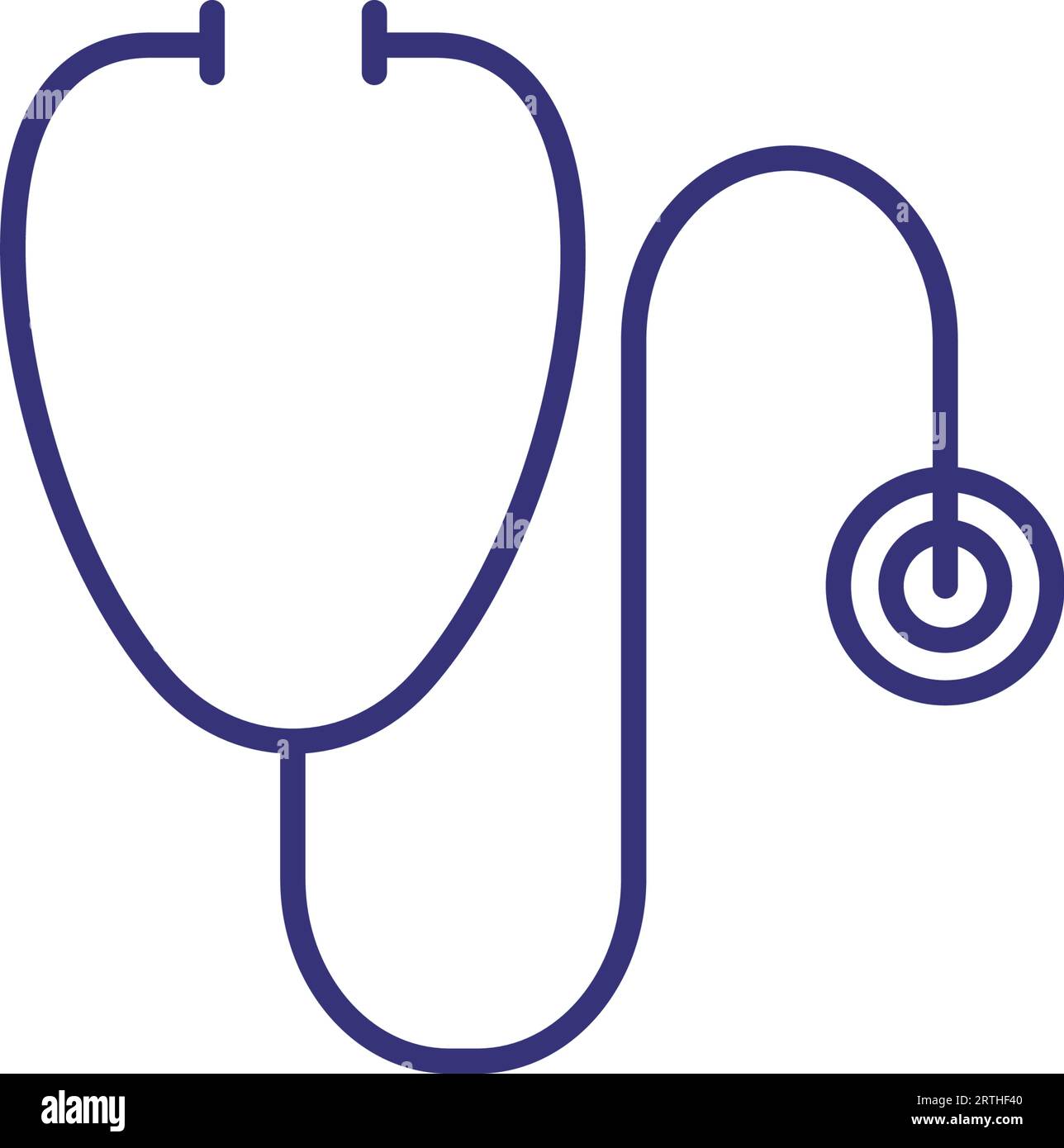 Line medic stethoscope instrument hi-res stock photography and images ...