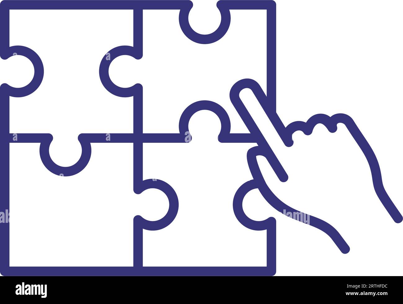 Finding piece Stock Vector Images - Alamy