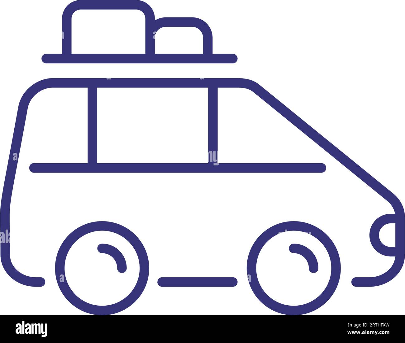 Car luggage roof Cut Out Stock Images & Pictures - Alamy