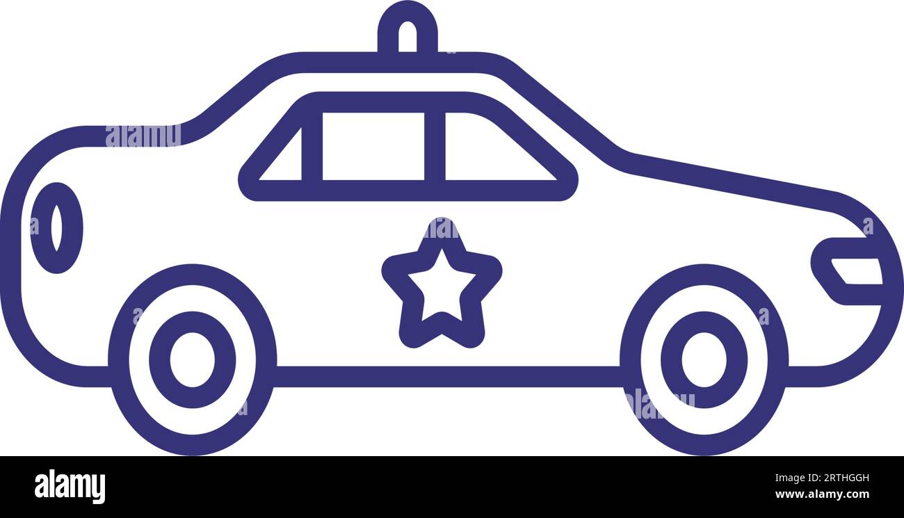 Car patrolling Stock Vector Images - Alamy