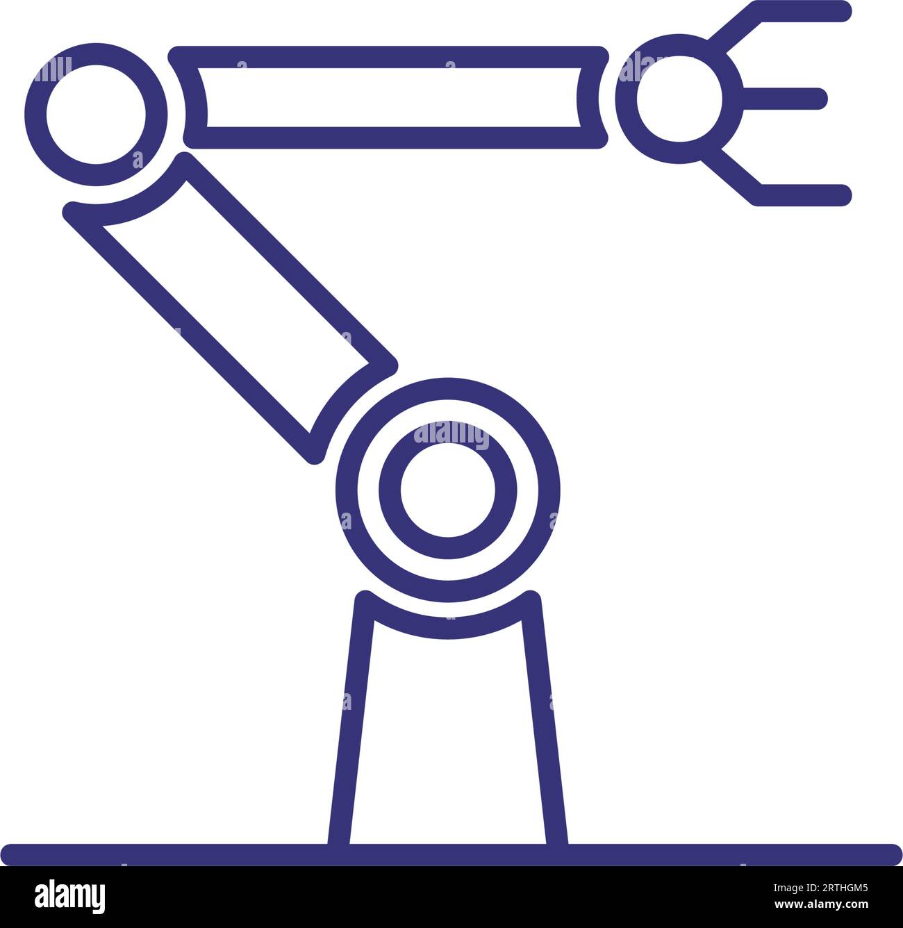 Silhouette robotic production line hi-res stock photography and images ...