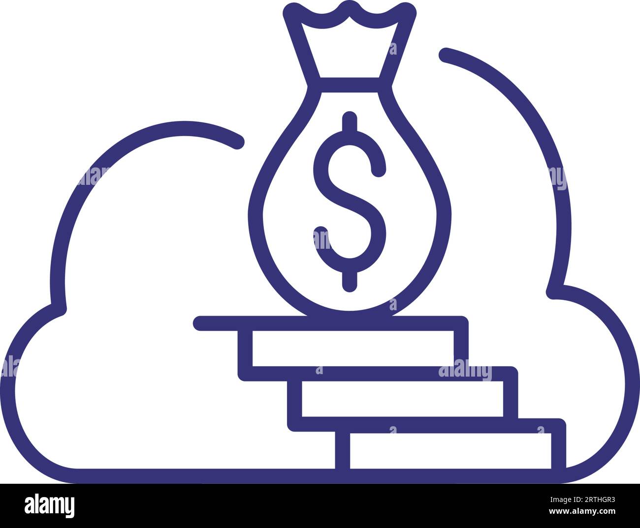 High revenue line icon Stock Vector Image & Art - Alamy