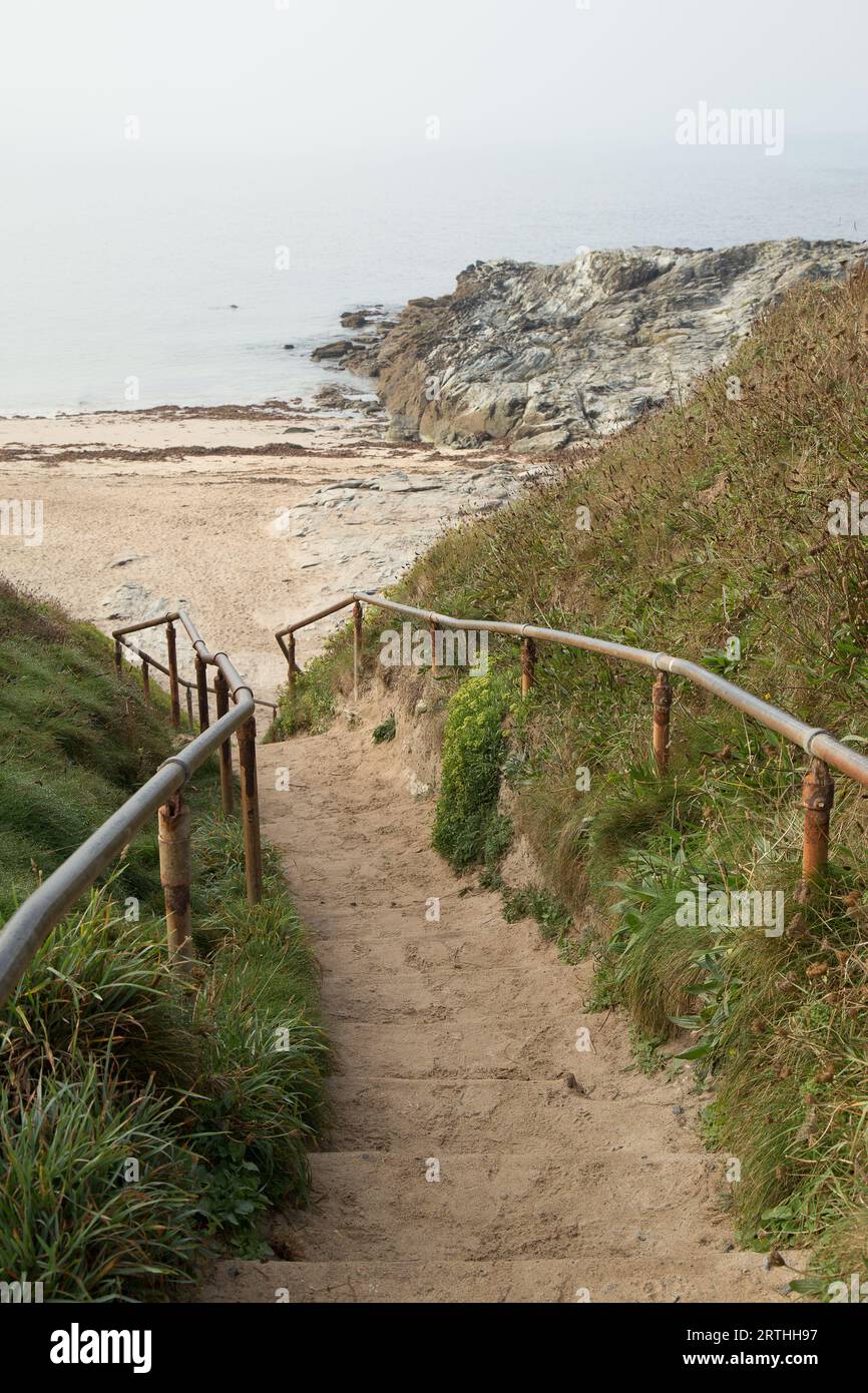 Godrevy beach Cornwall Stock Photo - Alamy