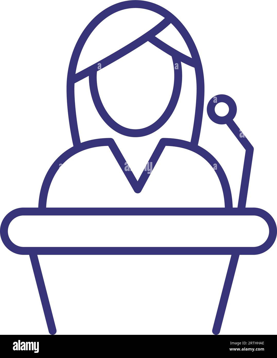 Woman witness silhouette hi-res stock photography and images - Alamy