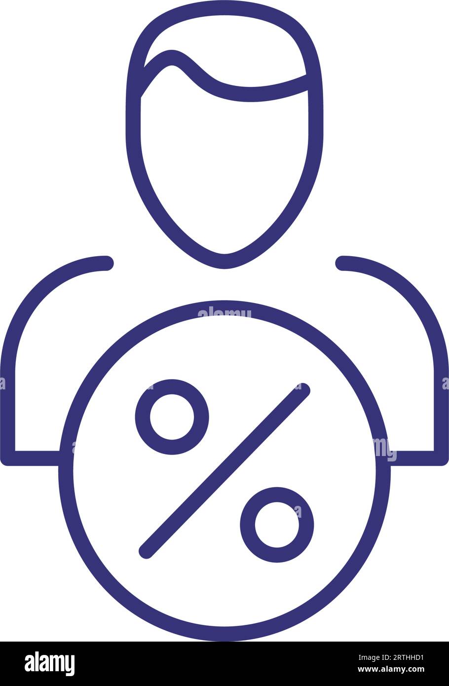 Borrower line icon Stock Vector Image & Art - Alamy