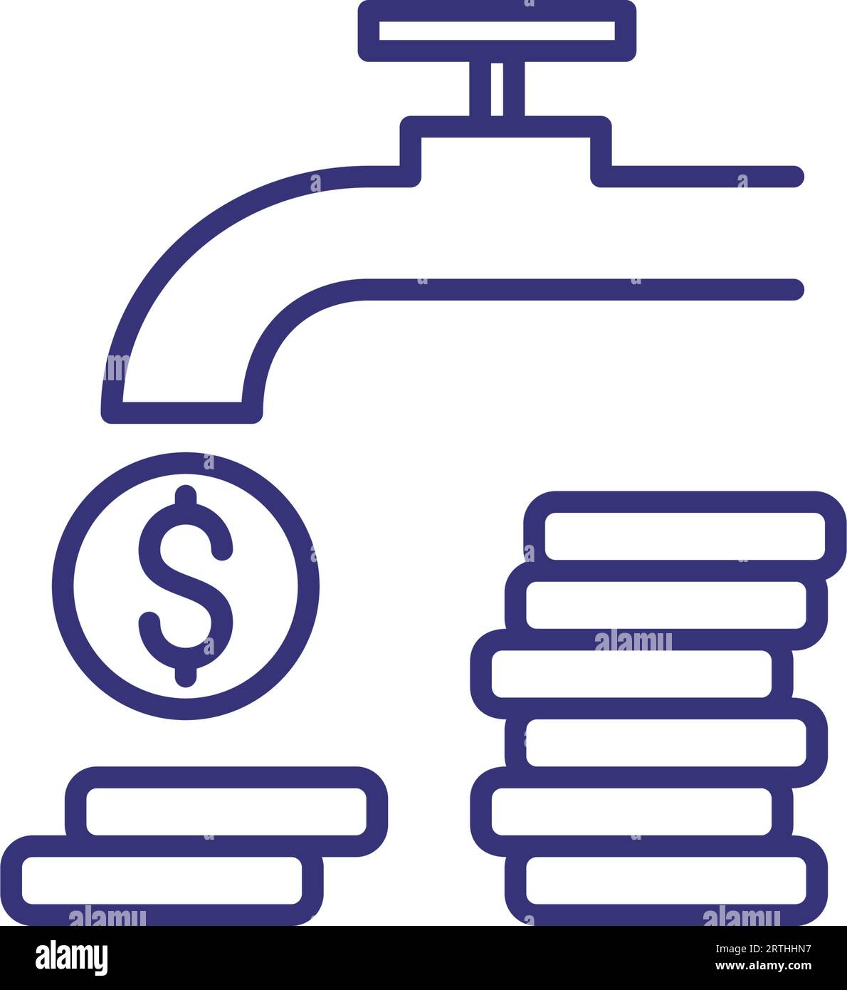 Thin line mutual fund Stock Vector Images - Alamy