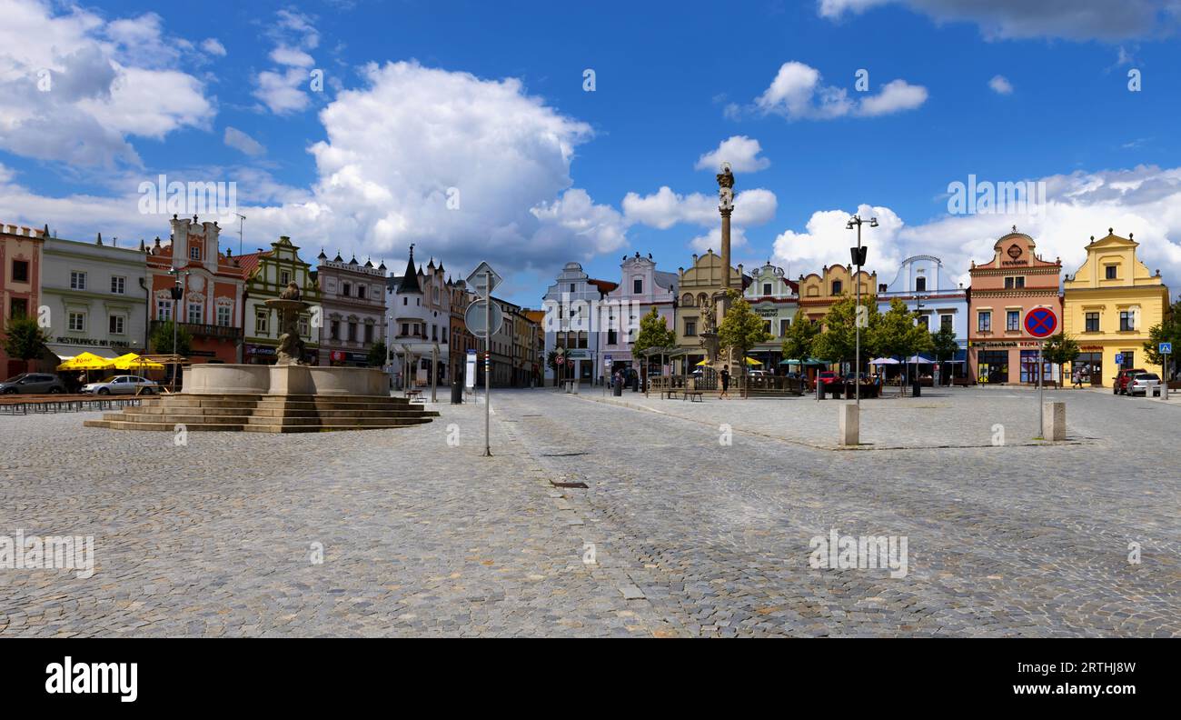 Main square in Havlíčkův Brod, Czechia Stock Photo - Alamy