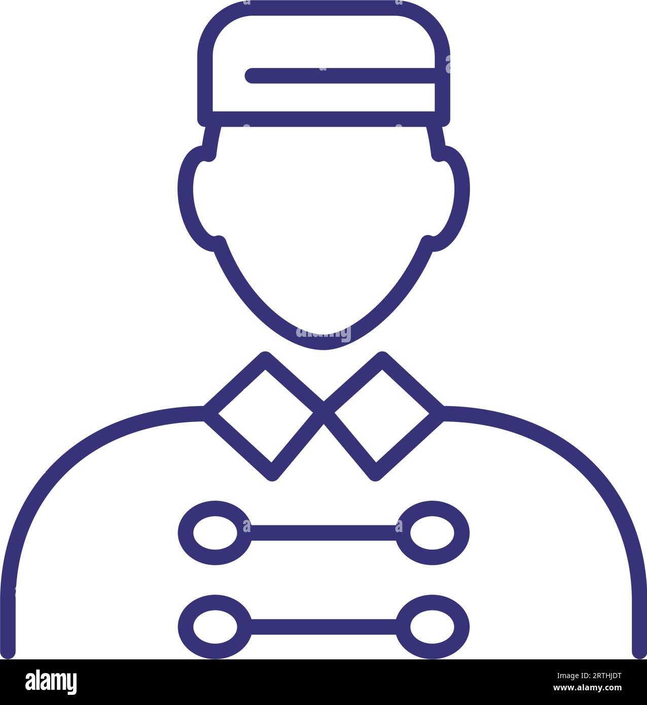 Entrance with porter Stock Vector Images - Alamy