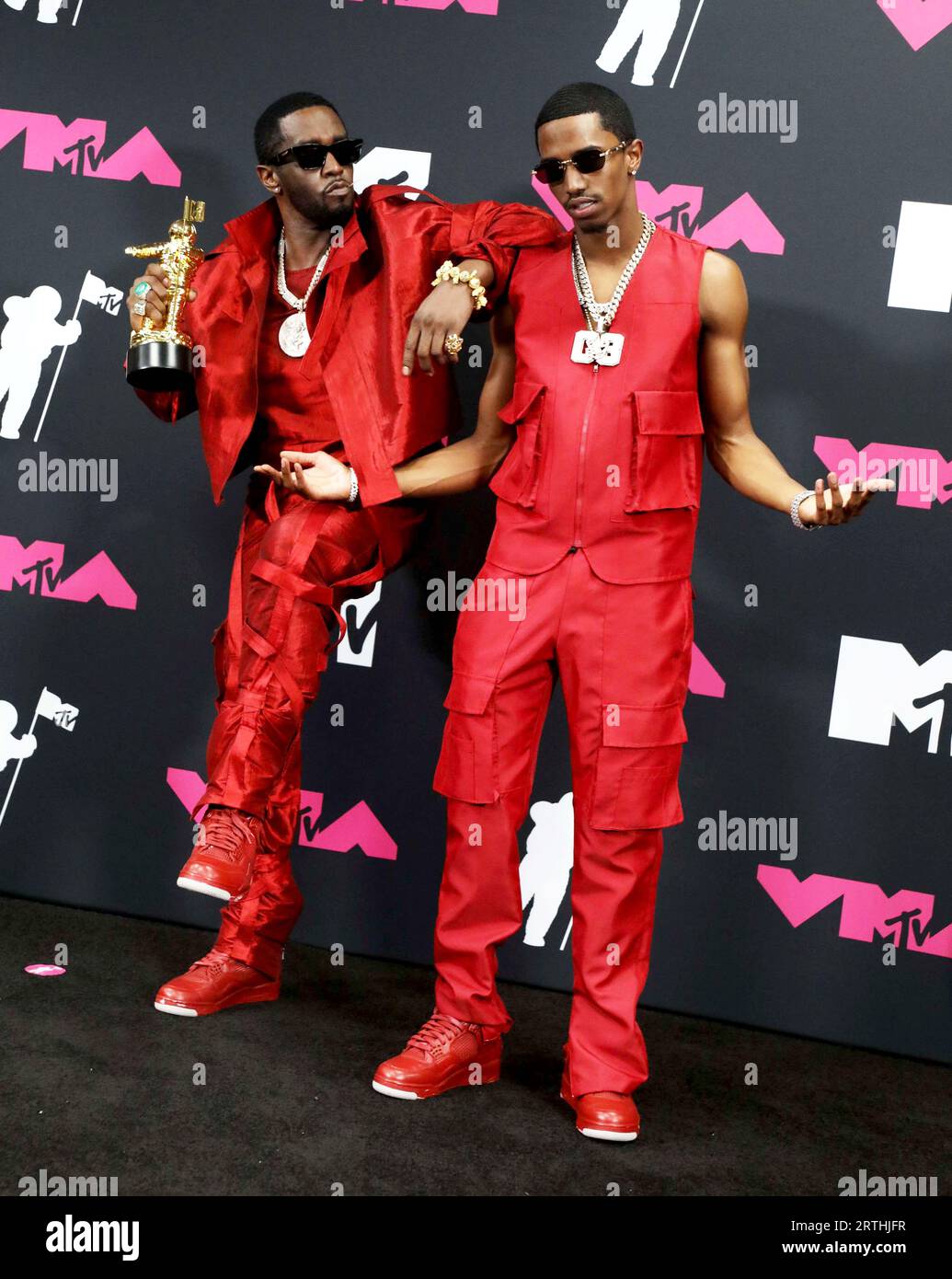 September 12, 2023, Newark, New York, USA: Rapper SEAN COMBS and his ...