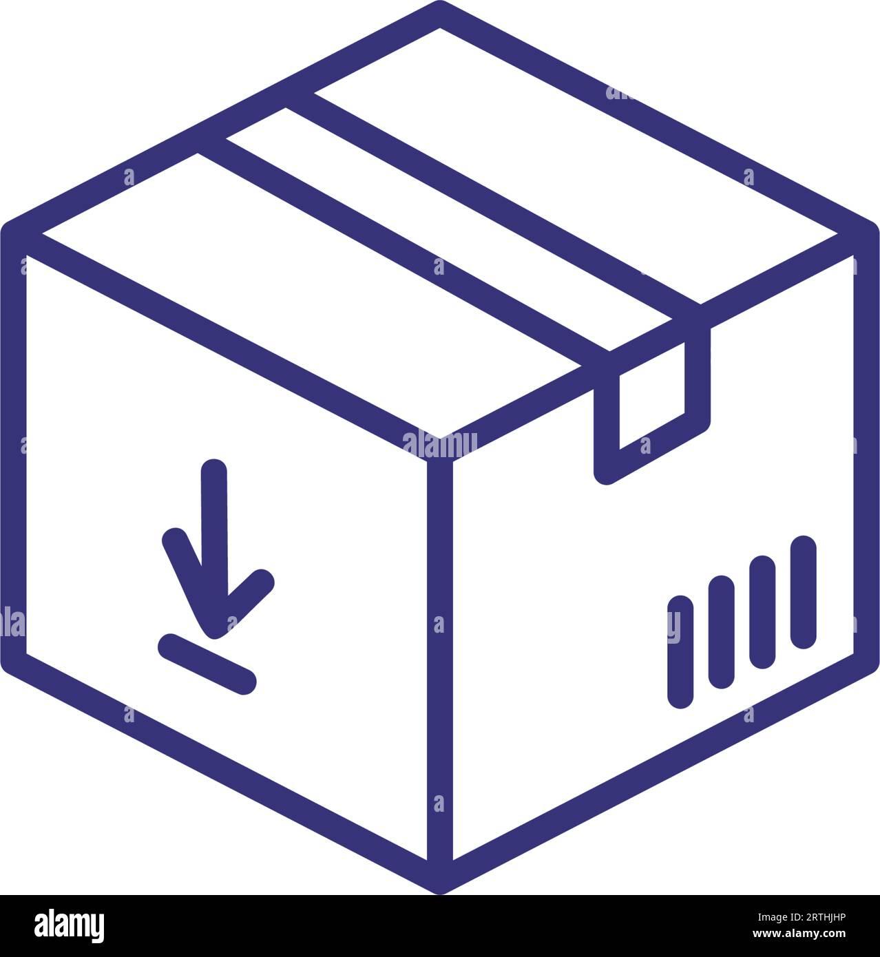 Parcel line icon Stock Vector Image & Art - Alamy