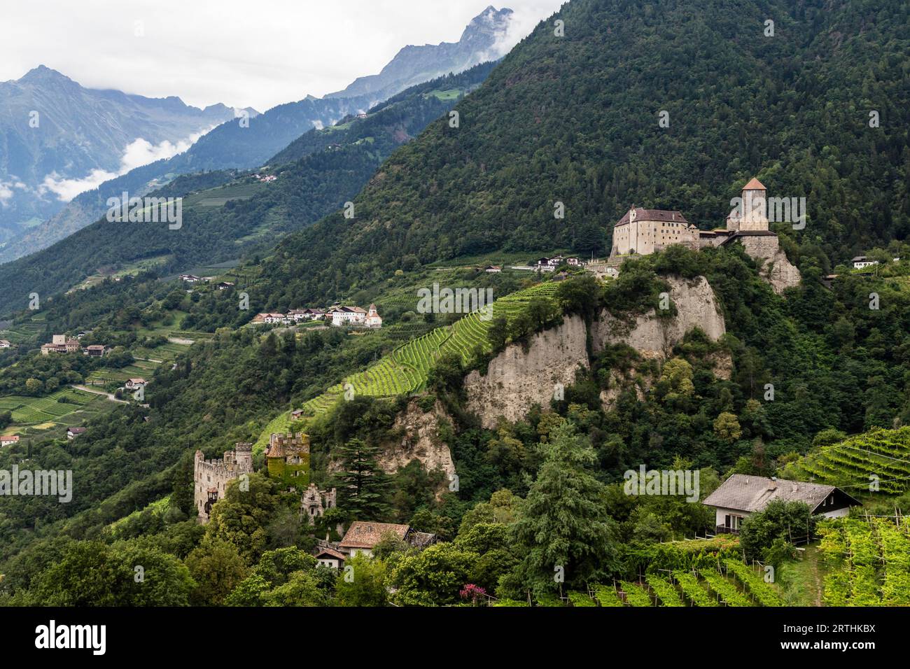 Schloss Tyrol in Suedtirol, Italy, Tyrol Castle in South Tyrol, Italy ...