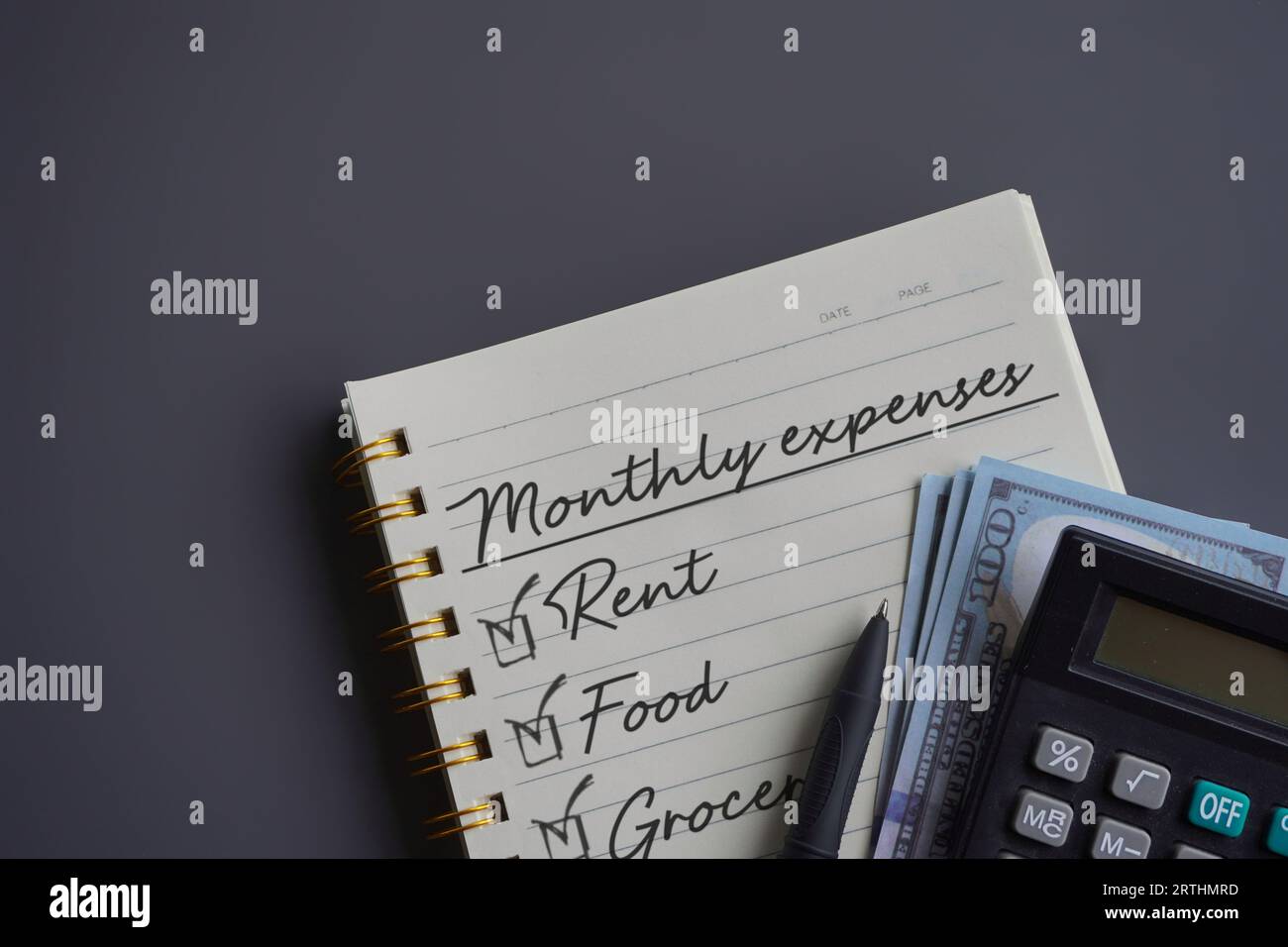 Income and expense list hi-res stock photography and images - Alamy