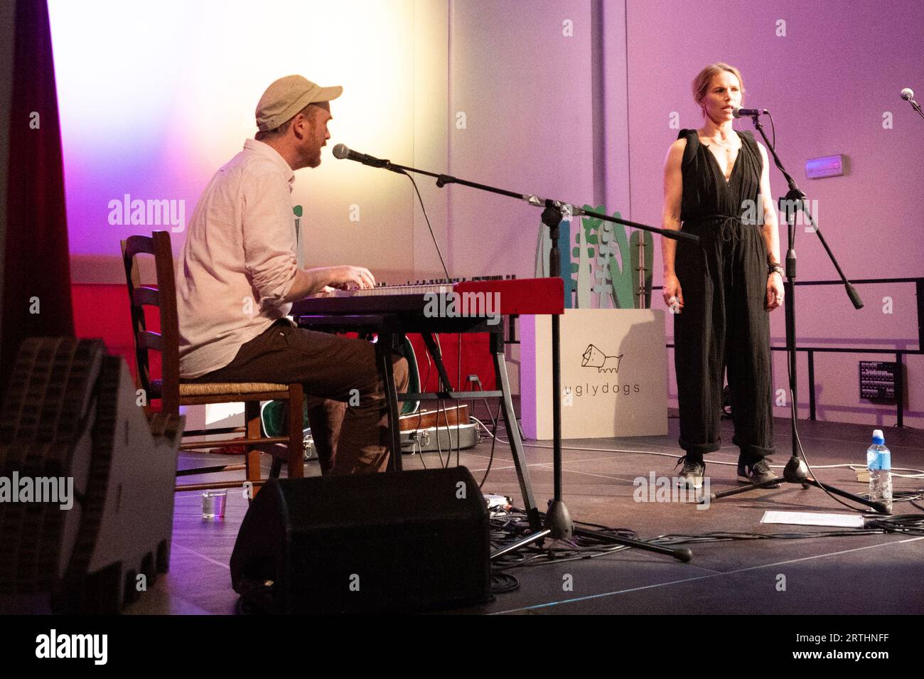 James Yorkston & Nina Persson live in Marostica (VI) Italy 09.09.2023 ...