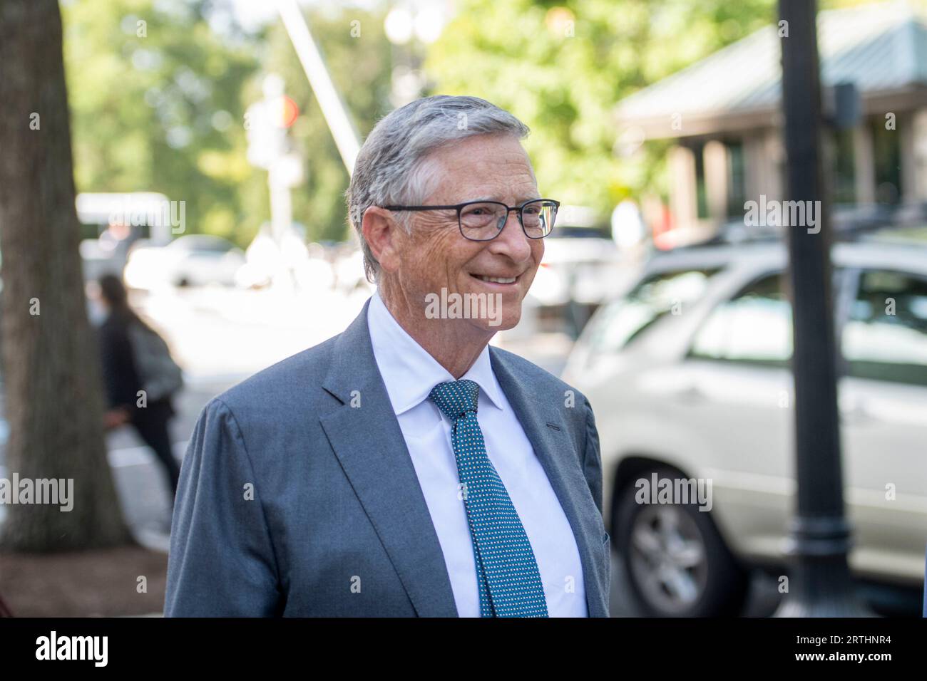 Bill Gates, co-founder of Microsoft, arrives for theInaugural ...