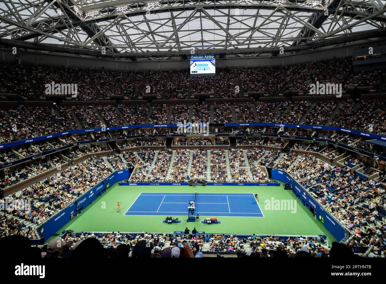 Coco gauff us open 2023 stadium hi-res stock photography and images - Alamy