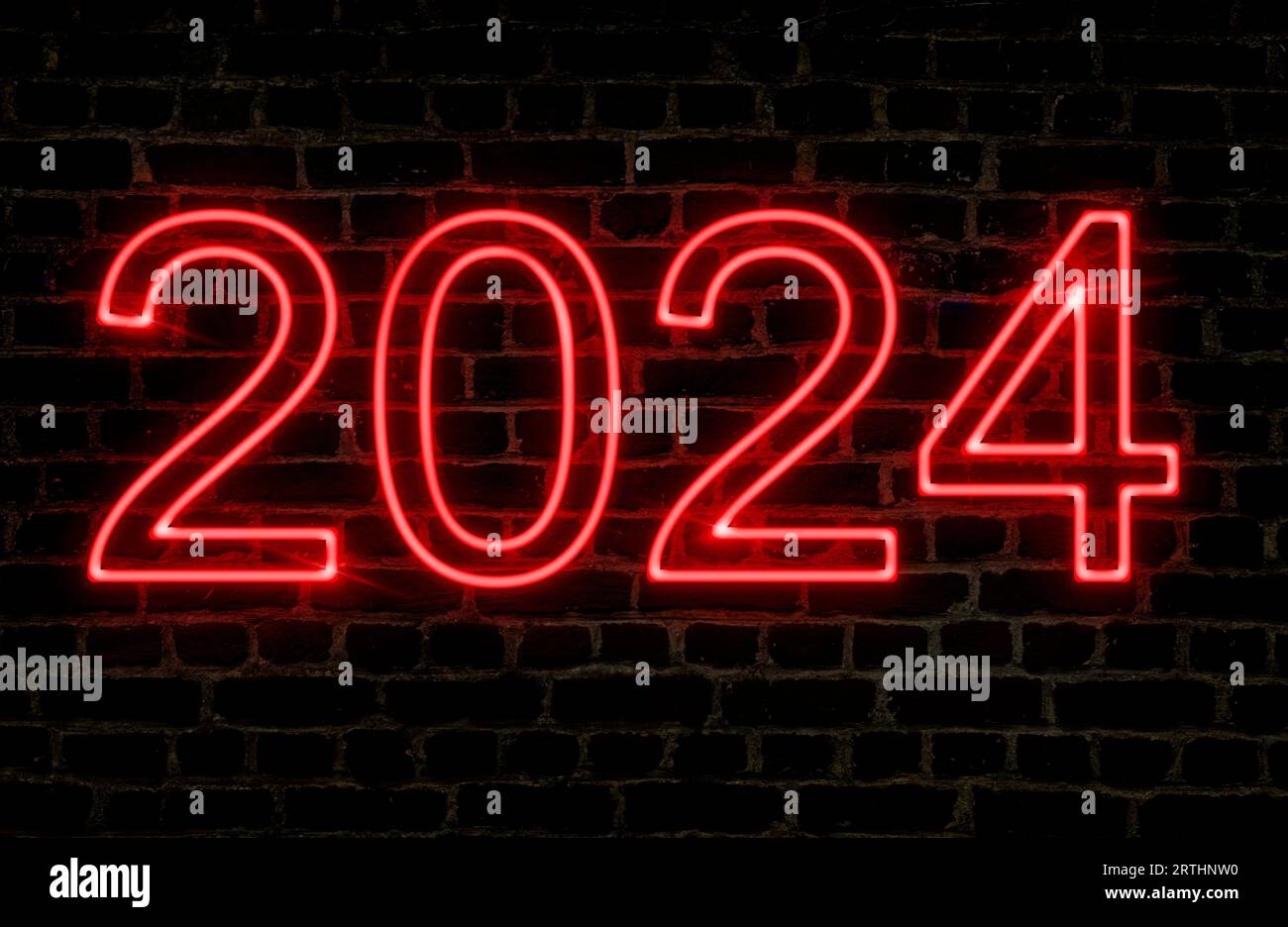 2024 neon hi-res stock photography and images - Alamy