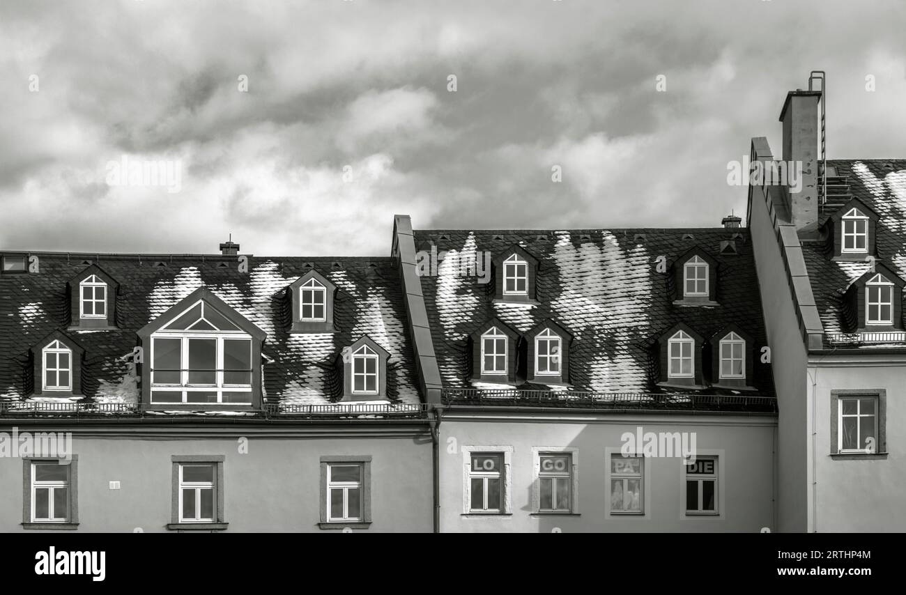 Old town roofs Stock Photo - Alamy