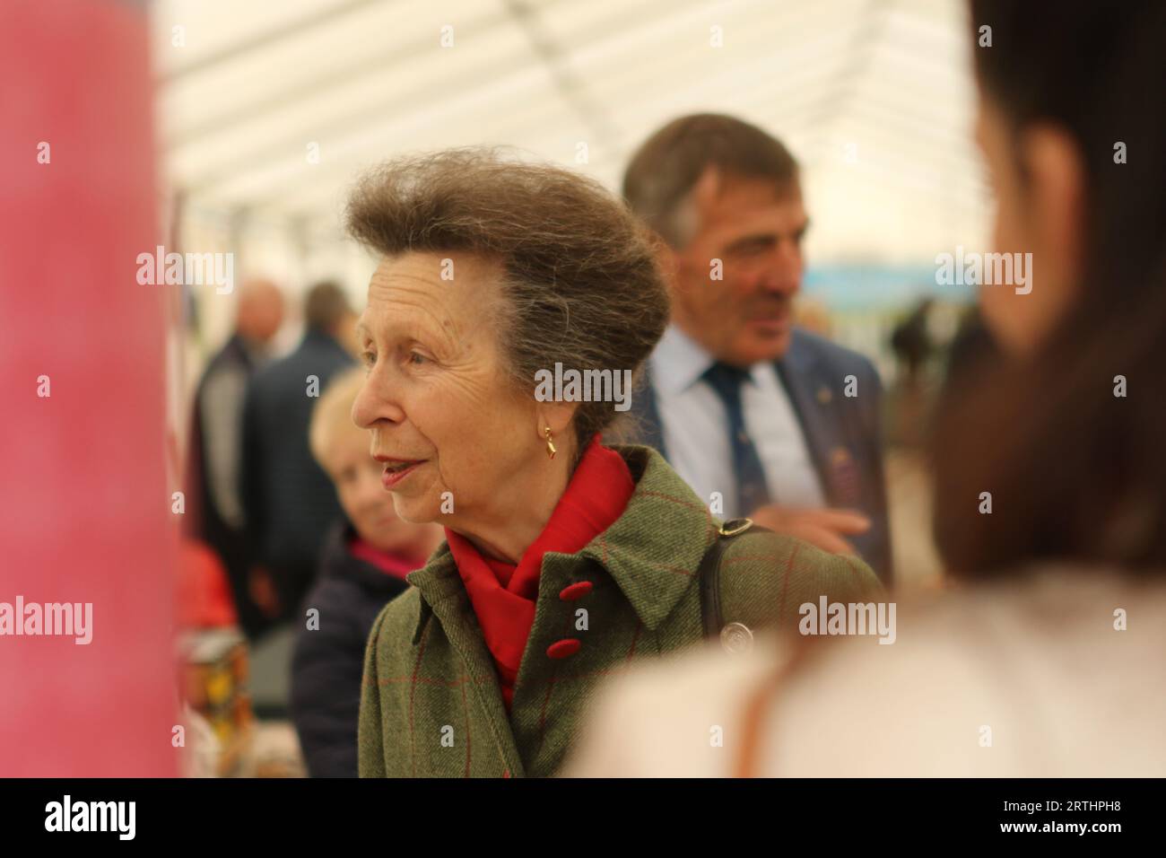 Princess Anne at the World Sheepdog Trials 2023 at Gill Hall Farm ...