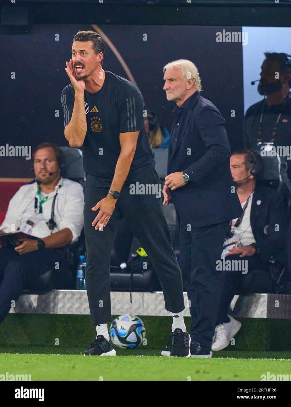Sandro Wagner, Assistent coach DFB , Rudi Völler, Voeller (DFB interims coach and DFB ...