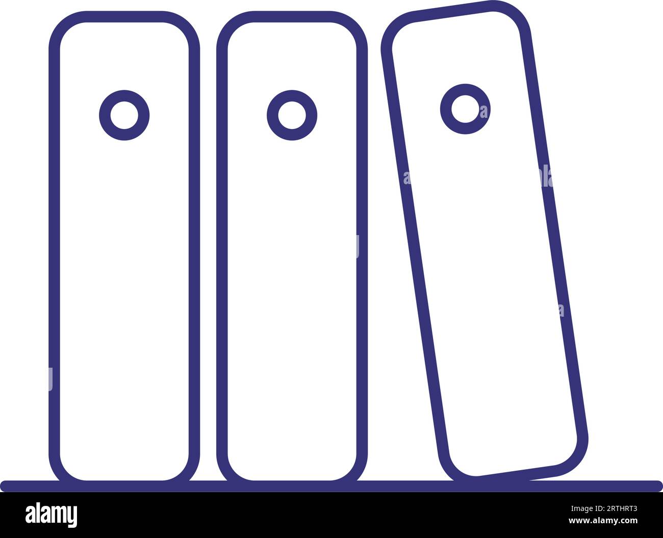 Folders network symbol in Stock Vector Images - Alamy