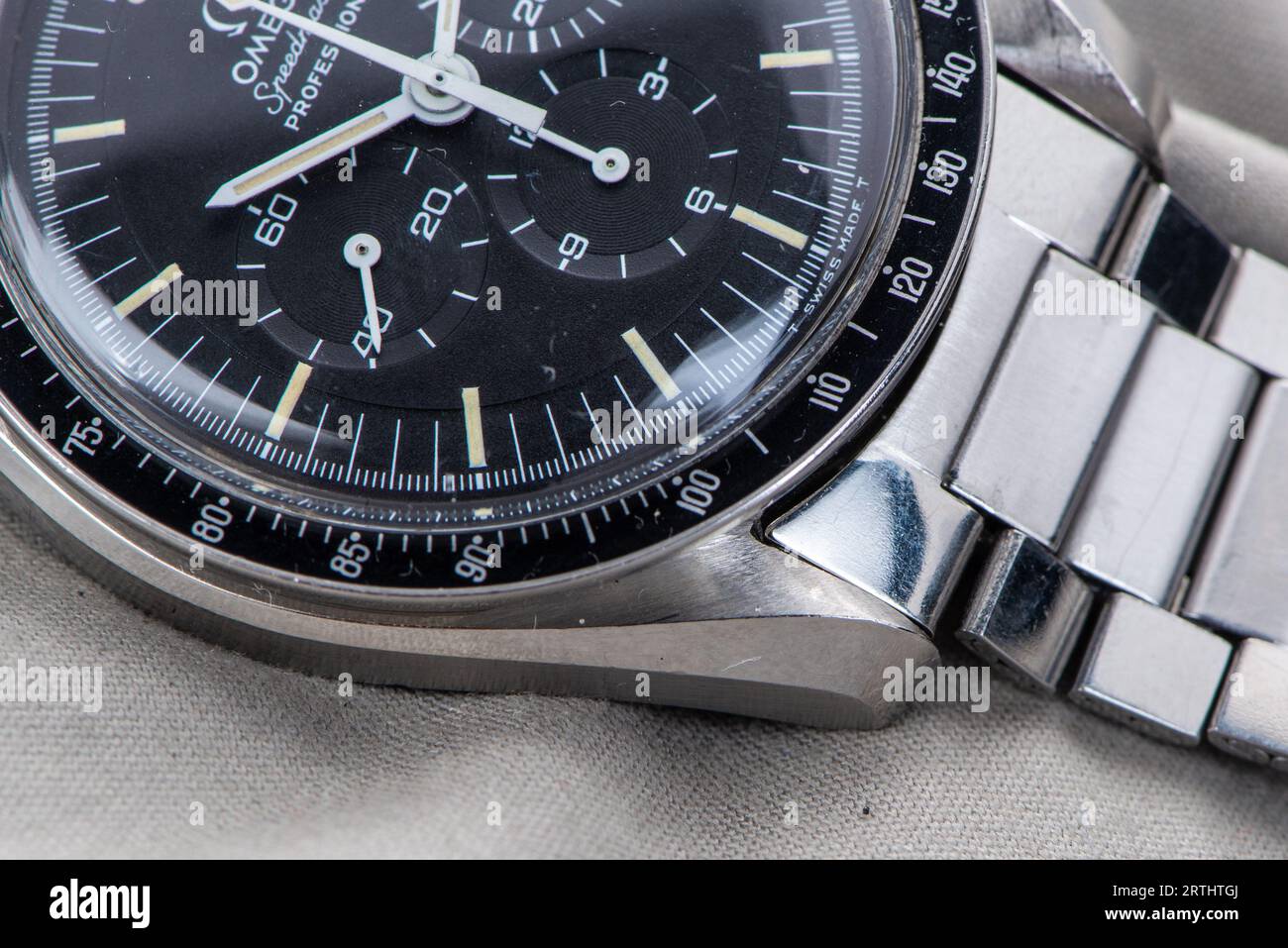 Vintage Omega Speedmaster 145.022-69 Contest Watch Stock Photo - Alamy