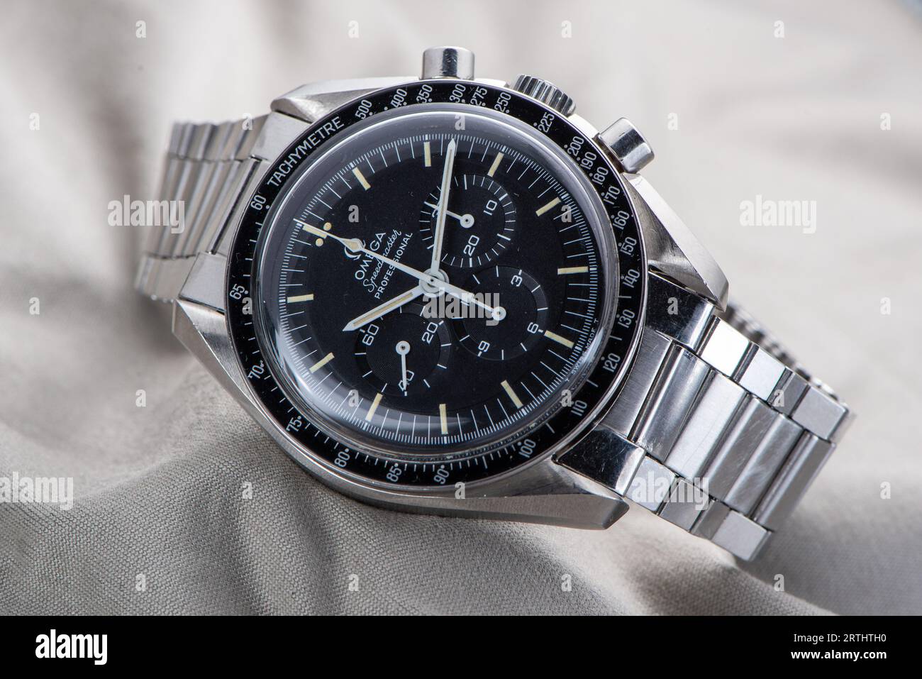 Vintage Omega Speedmaster 145.022-69 Contest Watch Stock Photo - Alamy
