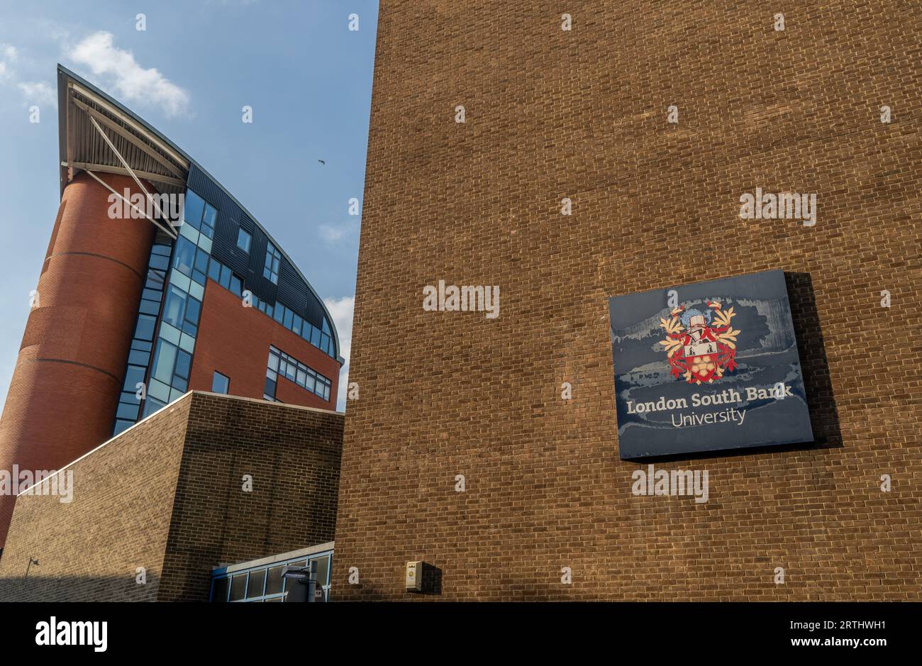 View of the London South Bank University campus in Southwark,London ...