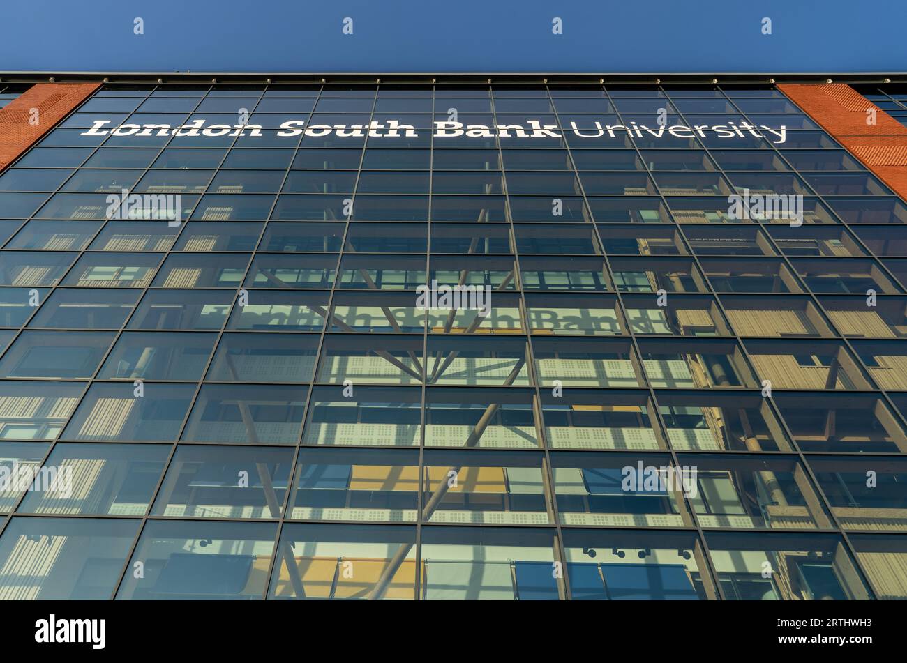 View of the London South Bank University campus in Southwark,London ...